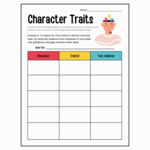 Character Building Worksheets for Child Development - Sllearning